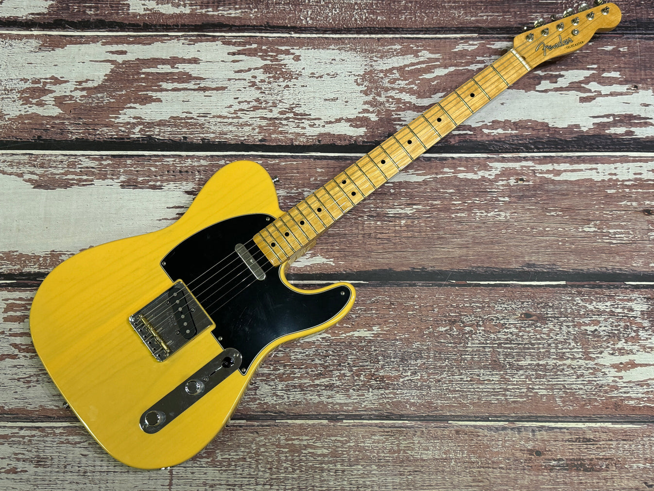 Fender Baja Telecaster "S1" switching, butterscotch. – Badlands Guitars ...