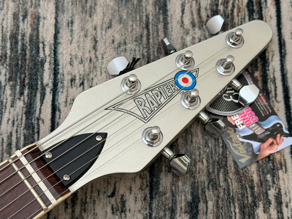 Rapier Rocket - Metallic Silver – Badlands Guitars Limited